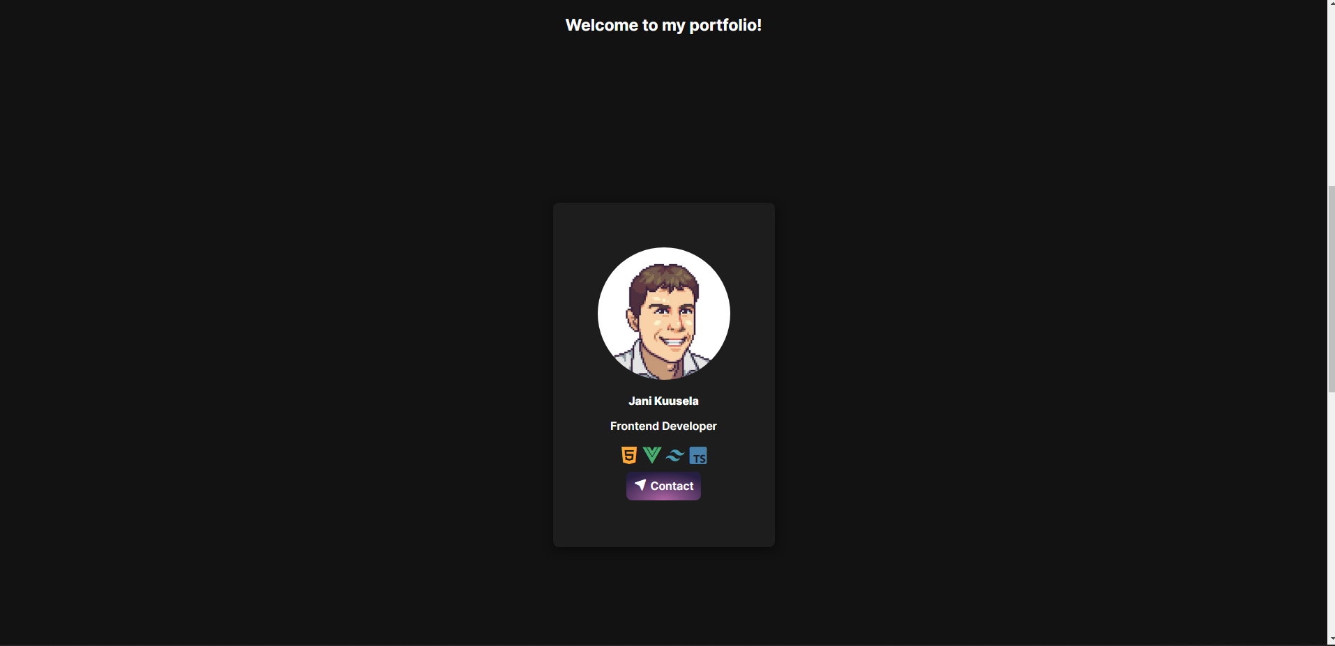 Github Hakkerikakkeri Portfolio Website Cool Portfolio Website