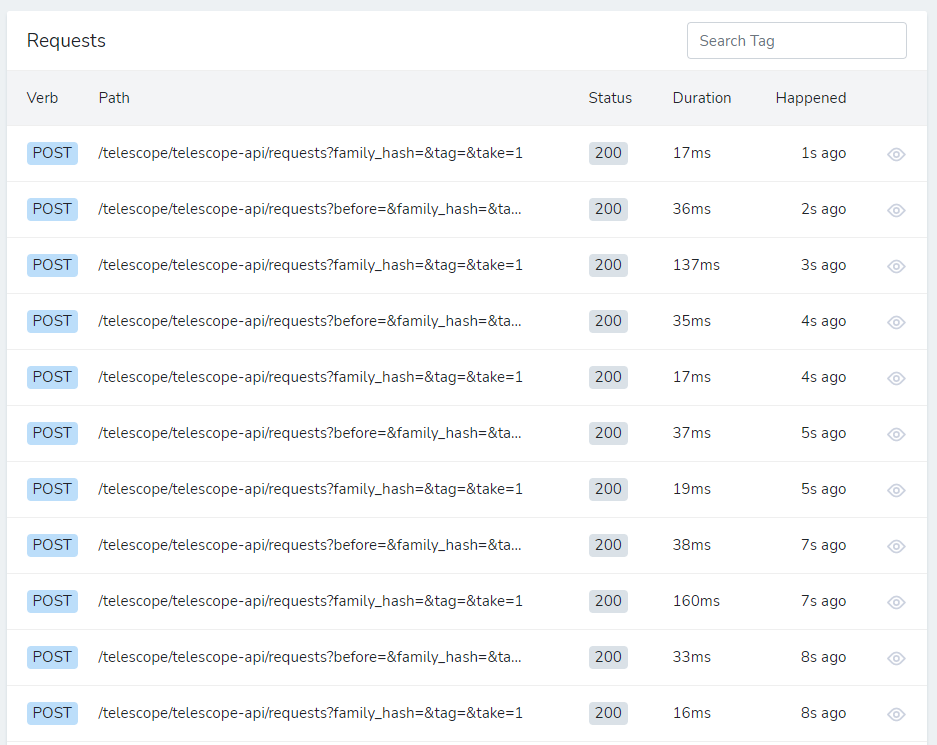 [Octane] Telescope logs requests to Telescope dashboard · Issue #1043 ...
