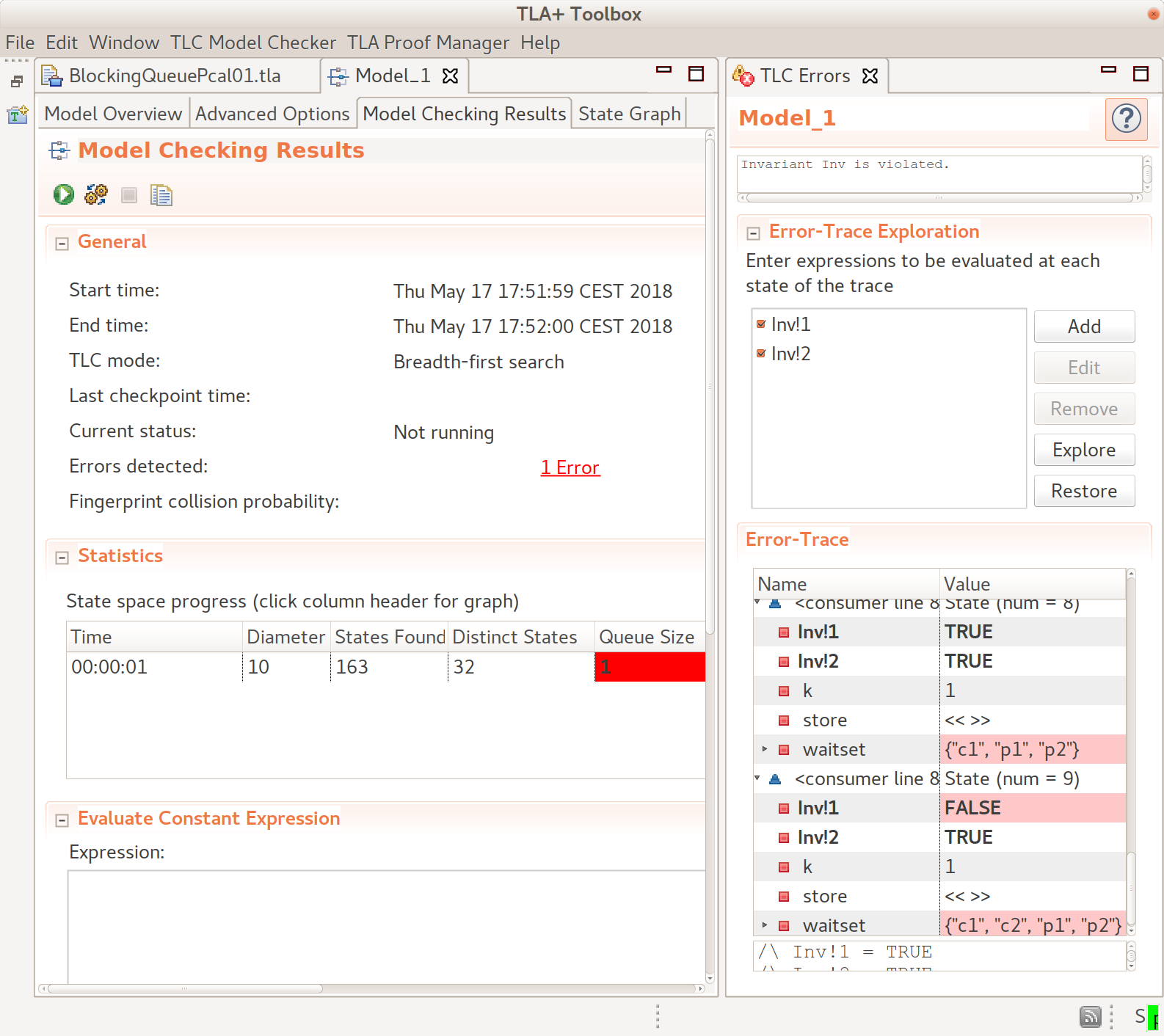 Make it easier to drill into which part of an invariant is violated · Issue #117 · tlaplus ...