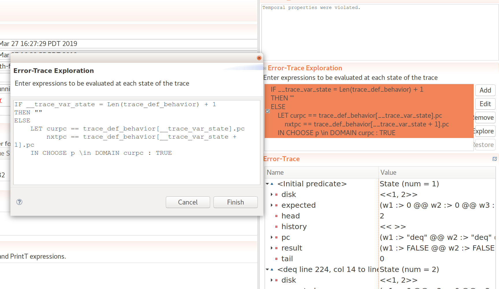 Add syntax highlighting to Error Trace Exploration input boxes · Issue #264 · tlaplus/tlaplus ...