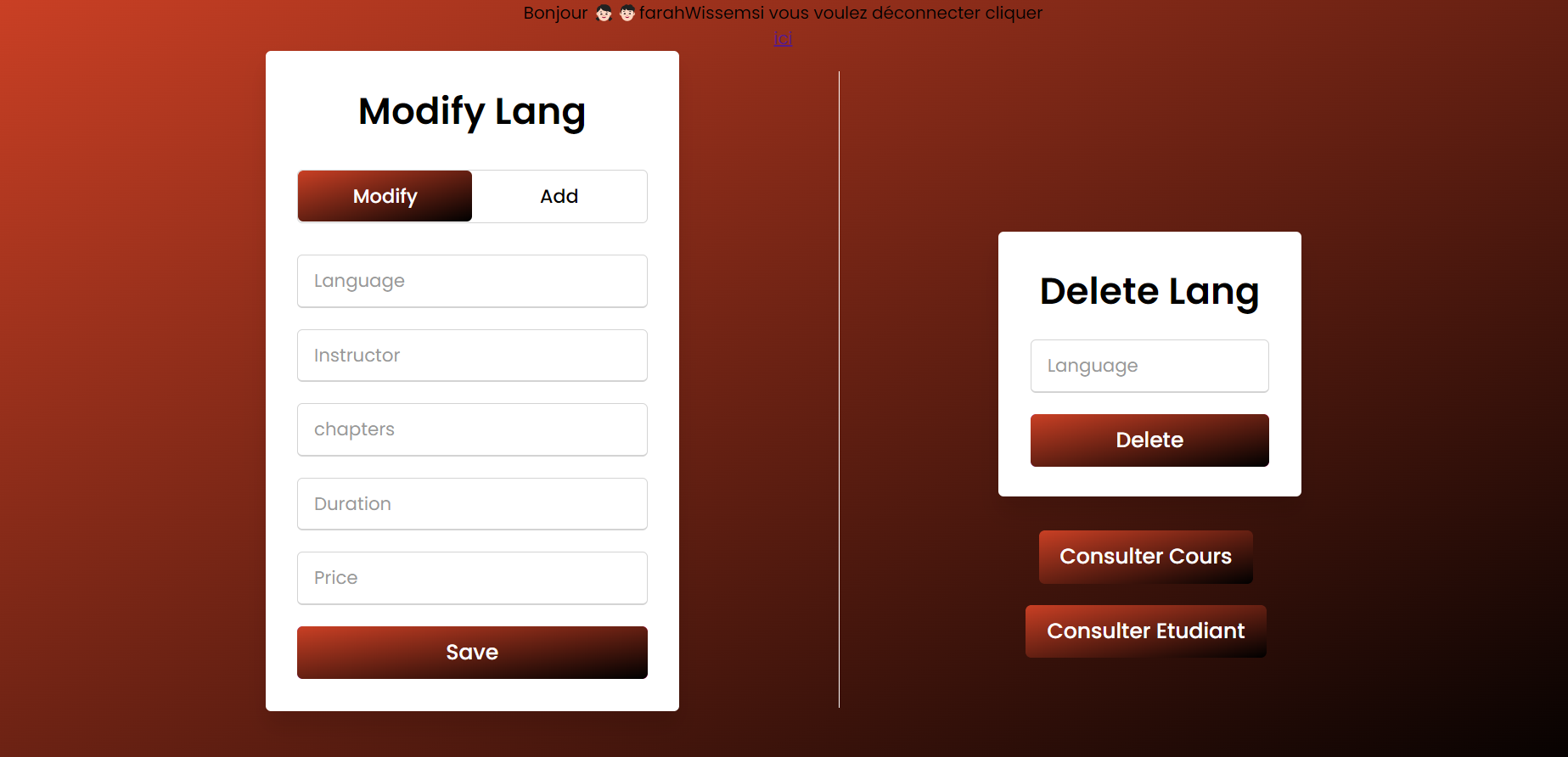 Github Farahbali Projet Faculte