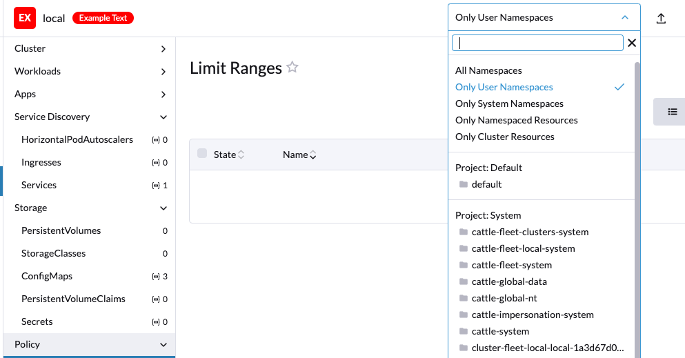 Cluster explorer small fixes · Issue #9788 · rancher/dashboard · GitHub