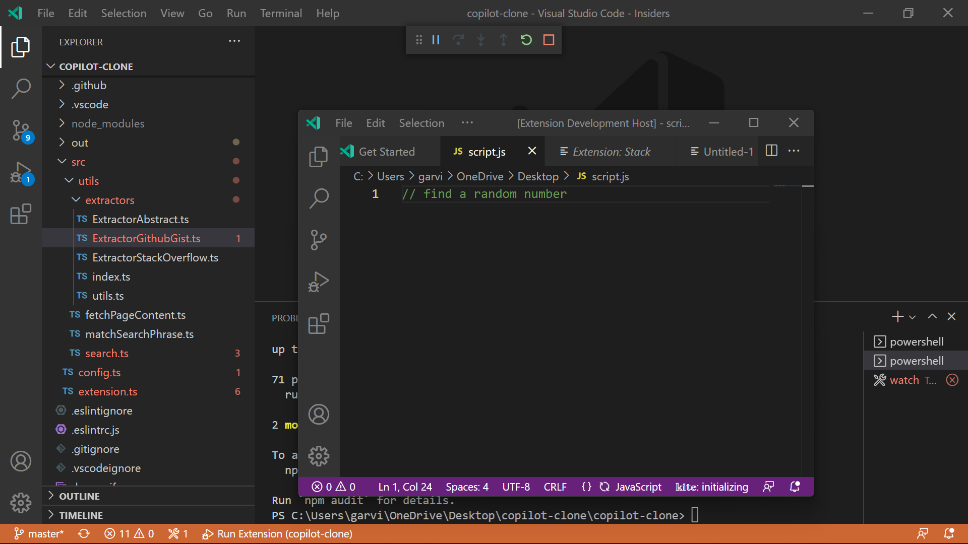 Not showing any suggestions · Issue #55 · hieunc229/copilot-clone · GitHub