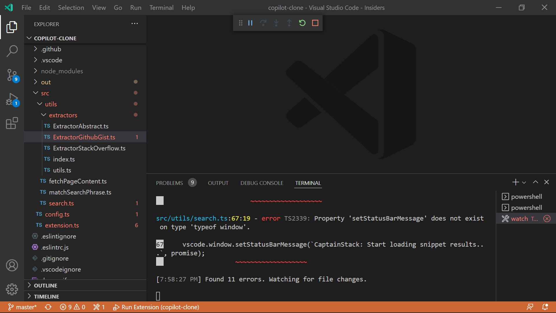 Not showing any suggestions · Issue #55 · hieunc229/copilot-clone · GitHub