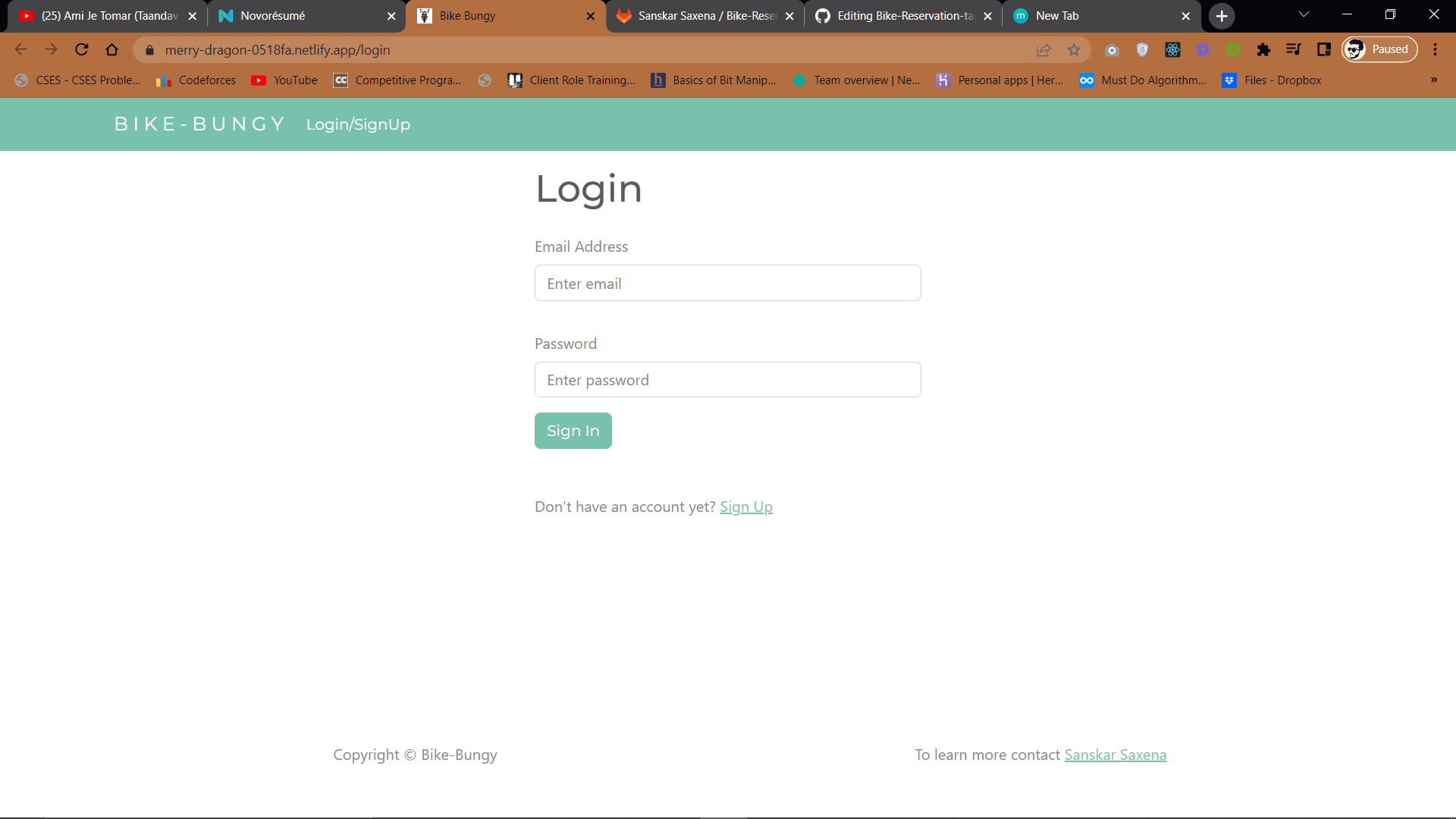 GitHub - sanskar-saxena/Bike-reservation-system-nestjs-Frontend