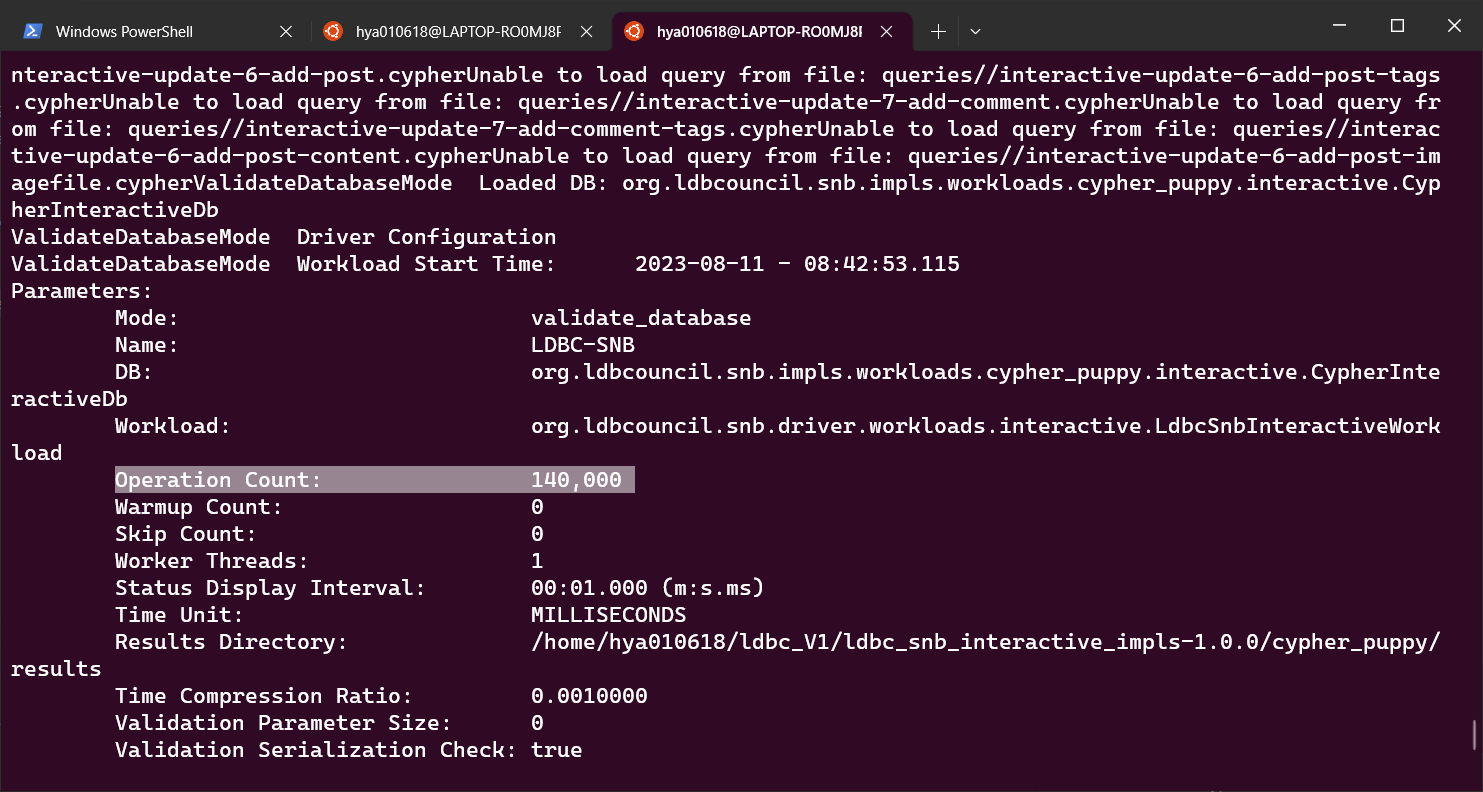 Create validation parameters with only IC results, excluding IS results · Issue #396 · ldbc/ldbc ...