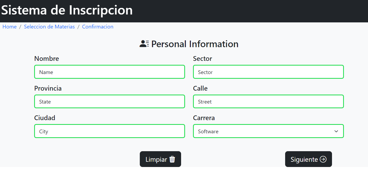 GitHub - ImRLopezAG/Registration-System: A small registration system developed with JQuery and ...