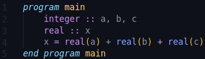 [SYNTAX] Issue distinguishing between "real" type and "real" function ...