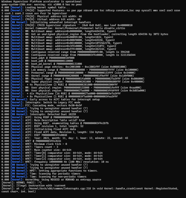 Kernel panic: Illegal instruction with !current - at Interrupts.cpp:218 · Issue #10775 ...
