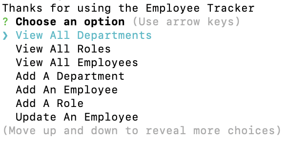 GitHub - corimest/employee-tracker