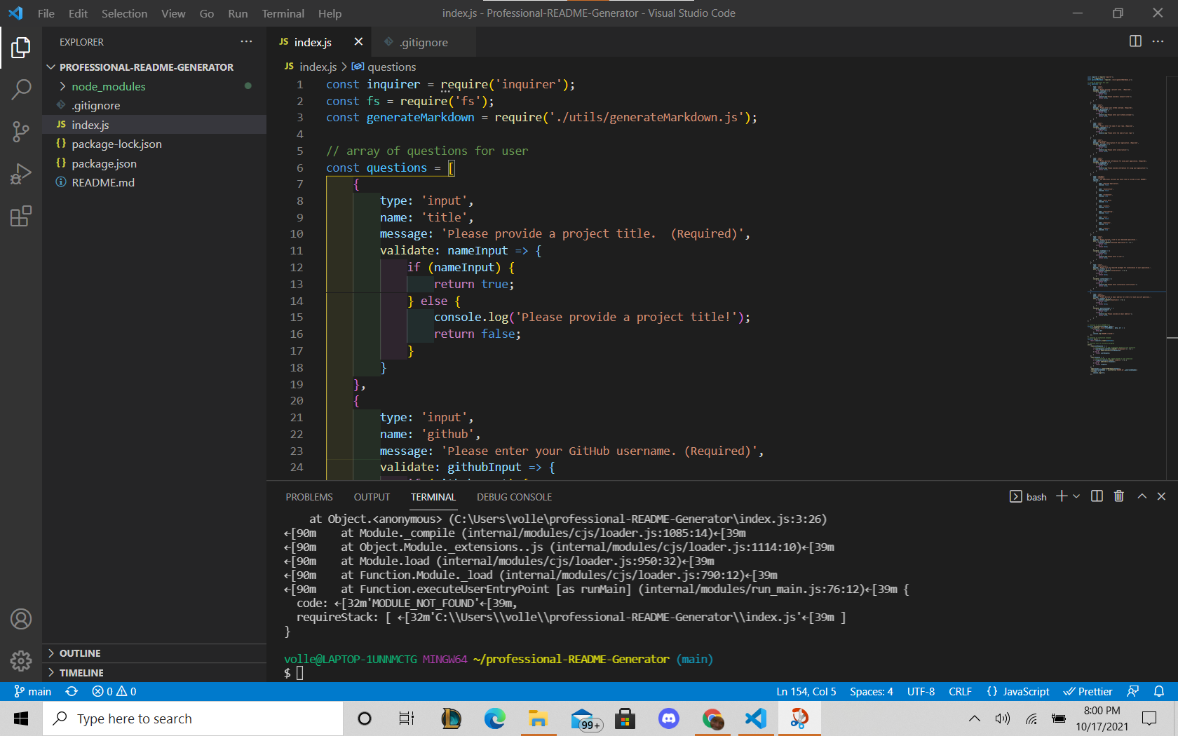 GitHub - sdesire/Professional-README-Generator
