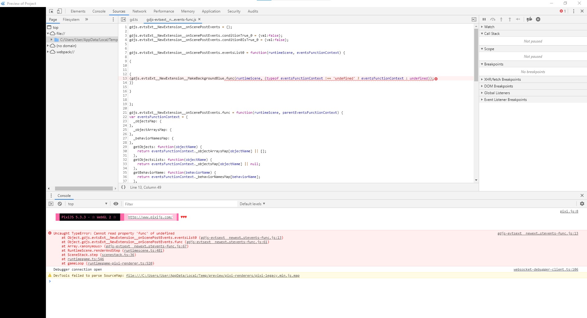 Functions that are called from a life-cycle function cause the game to ...