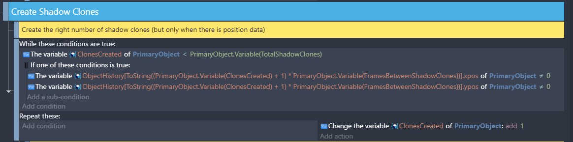 Create Shadow Clones (new extension) · Issue #66 · GDevelopApp/GDevelop-extensions · GitHub