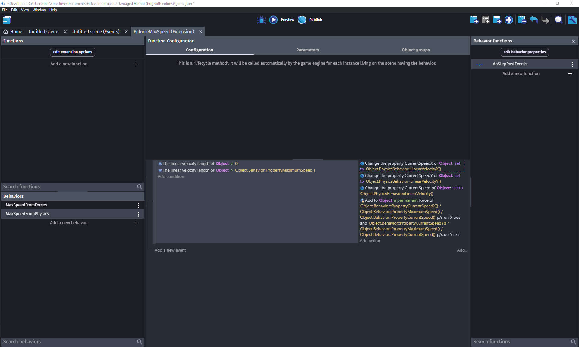 Copy and pasting a behavior results in broken actions/conditions in the new behavior · Issue ...
