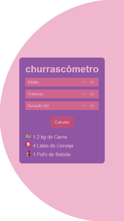 GitHub - zecawuw/churrascometro: um site/app para calcular a quantidade de carde e bebida você ...
