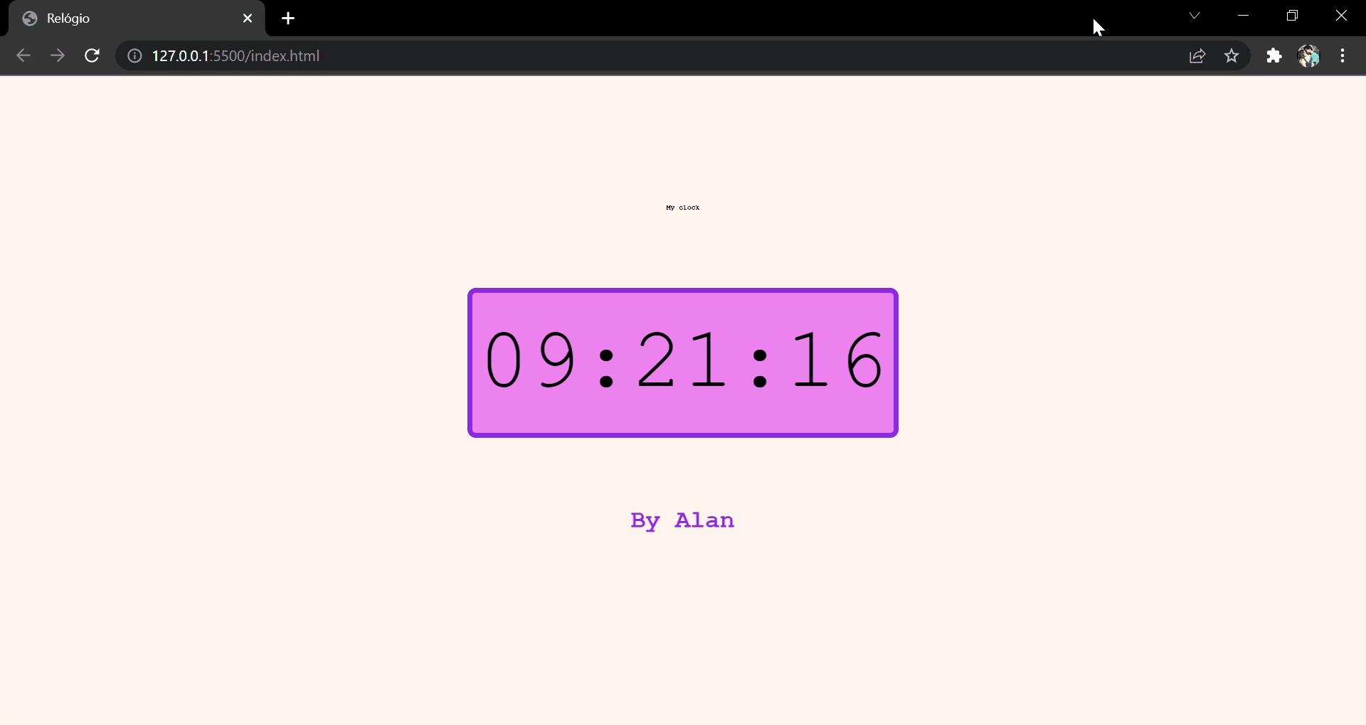 GitHub - AlanMoreira13/my-clock