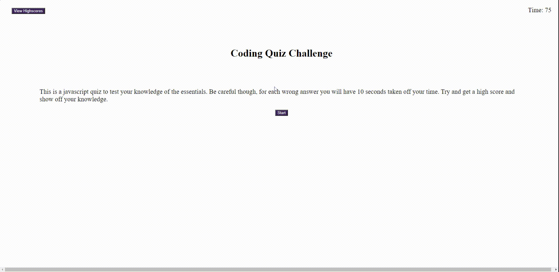 GitHub - YummySocks/Java-Quiz: deployed live page