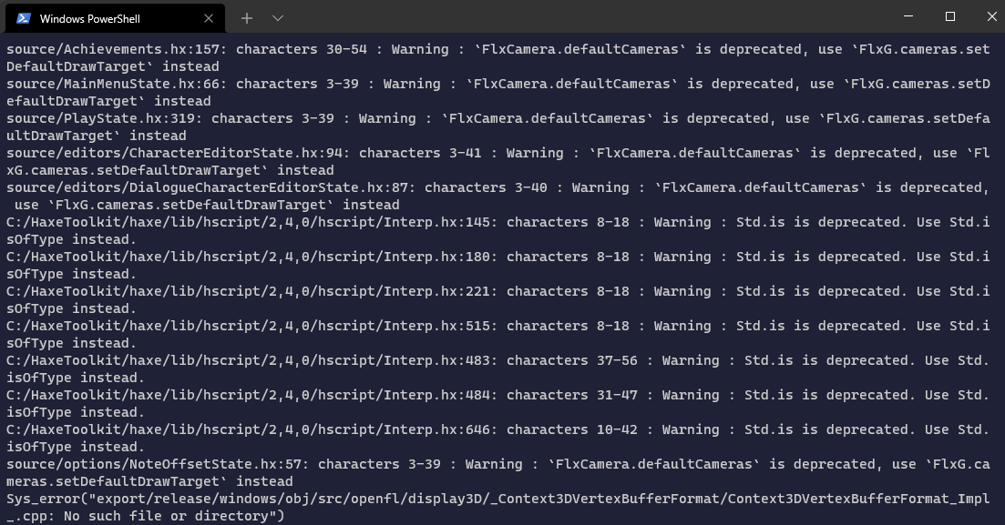 Compiling Error · Issue 6931 · Shadowmariofnf Psychengine · Github 