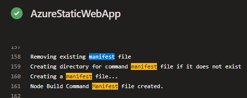 Nuxt 3 Pwa On Swa Manifest Json Replaced On Build · Issue 1622 · Microsoft Oryx · Github