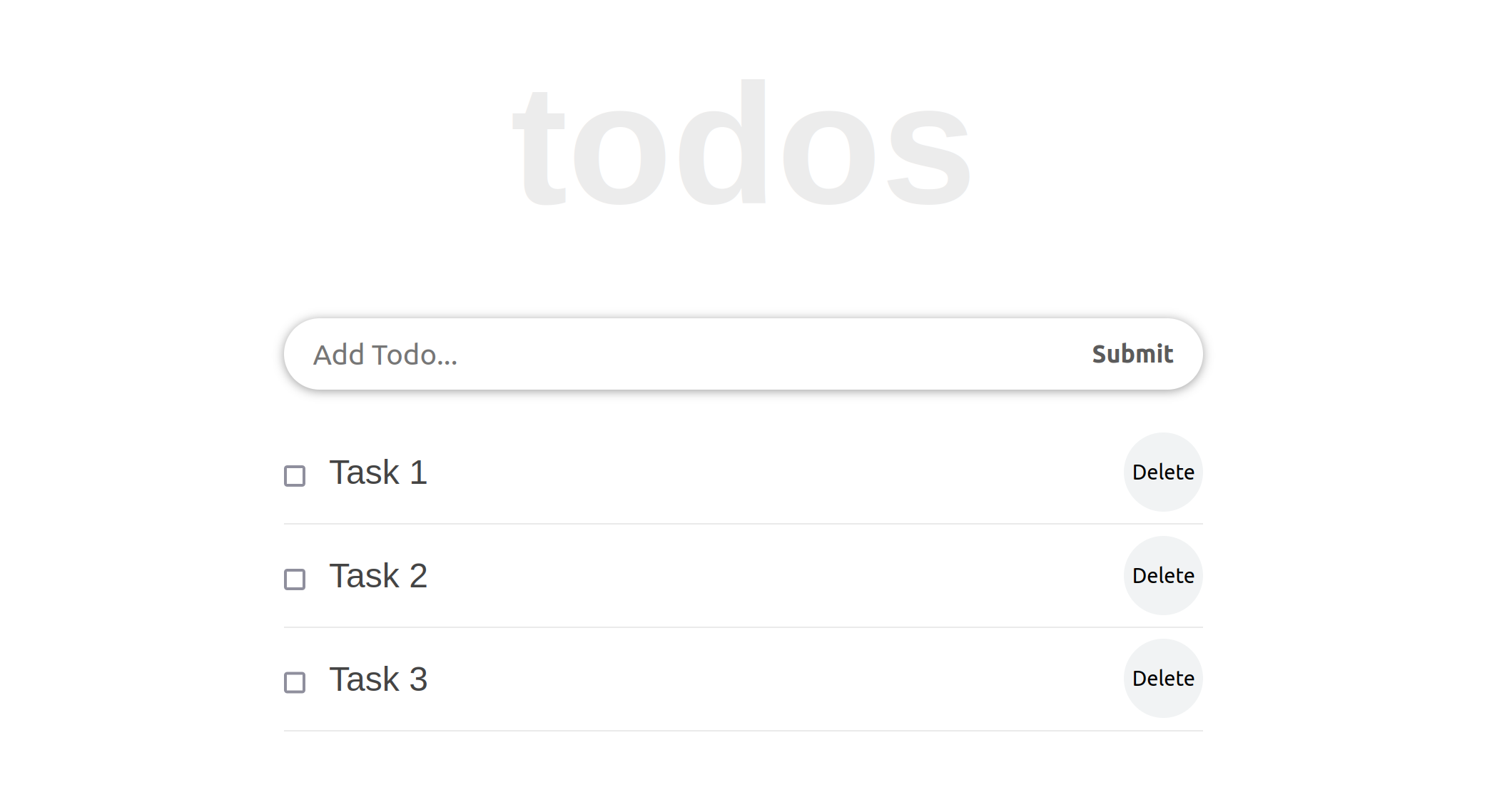 Todo List App Built With JavaScript And React