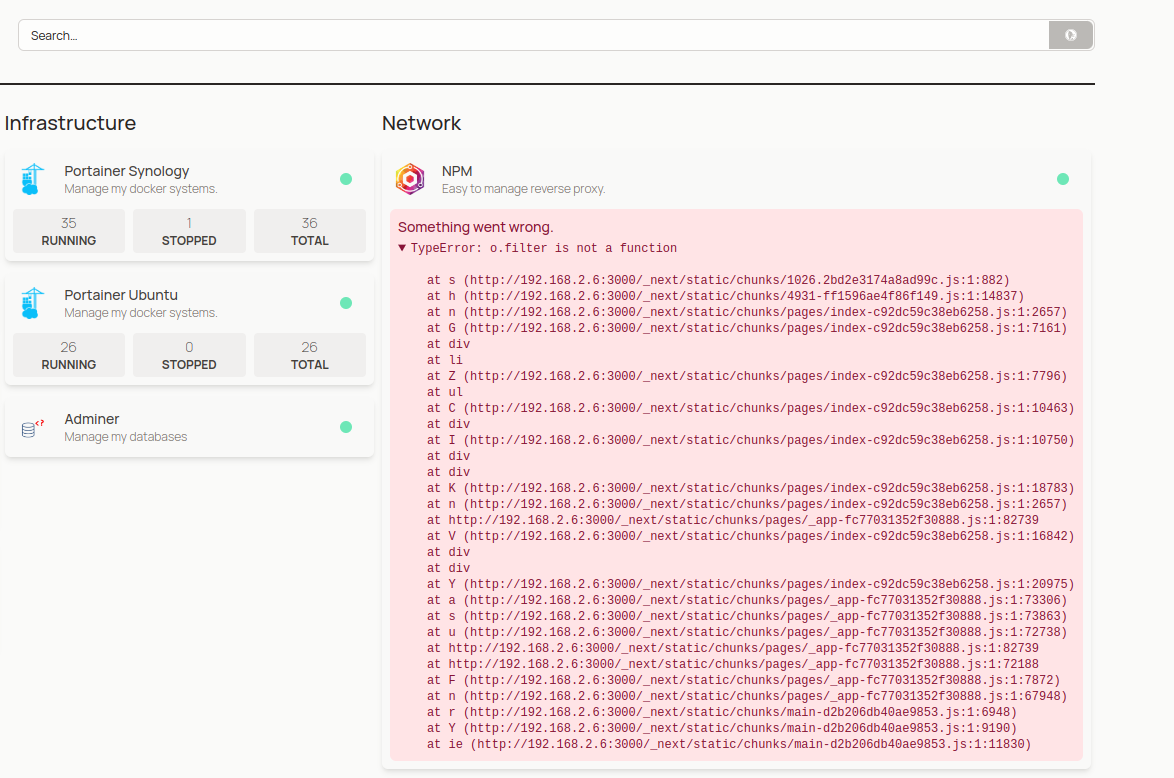 Bug Npm Widget Provides An Error · Issue 387 · Gethomepagehomepage
