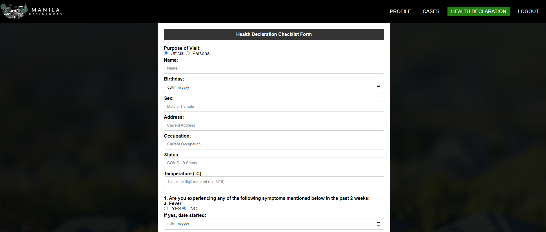 GitHub - angelodelapaz/ManilaResidences-CovidTracker