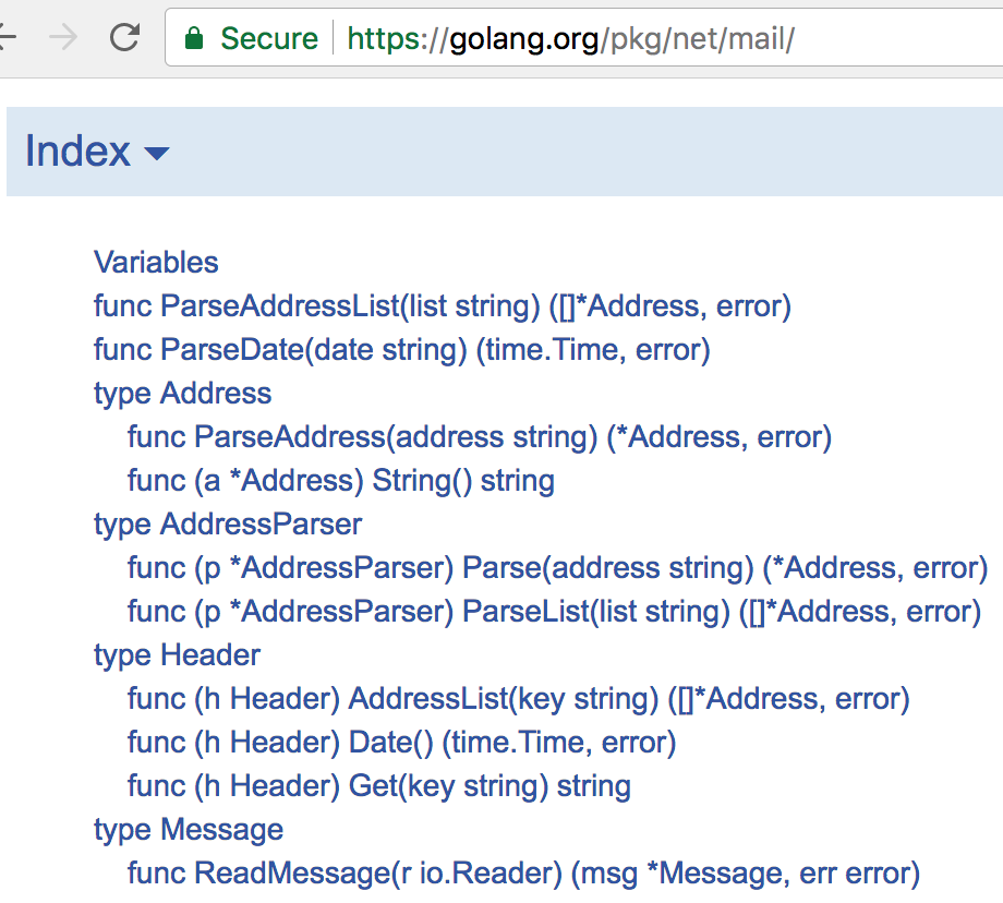 x/tools/godoc: golang.org/pkg not adding functions returning slices of T or *T to the display of ...