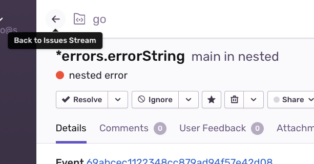 Navigate to Project Issues from Issue Detail view · Issue #16538 ...