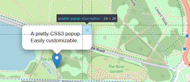 "X" mark in popup is breaking applications by pointing to "#close" · Issue #8235 · Leaflet ...
