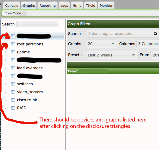 Graph Tree Mode not displaying contained devices · Issue #1169 · Cacti/cacti · GitHub