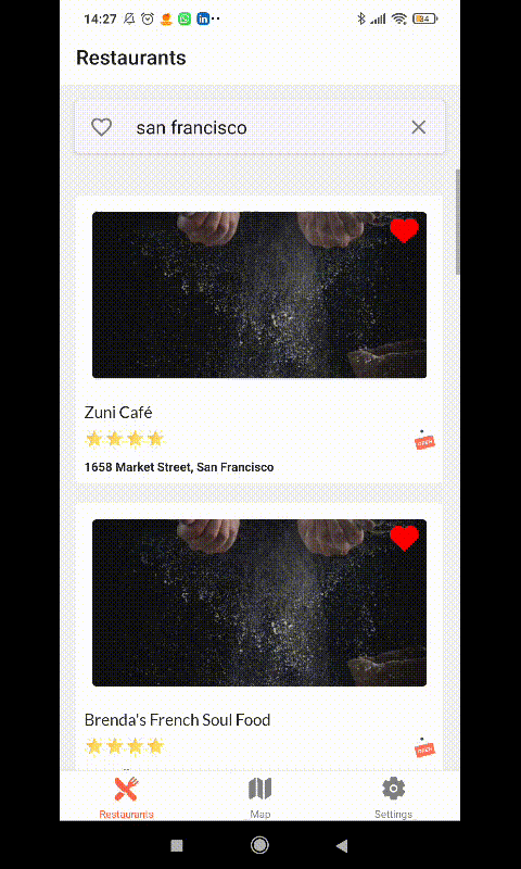 GitHub - Gibicowski/MealsToGo: Restaurant finder app