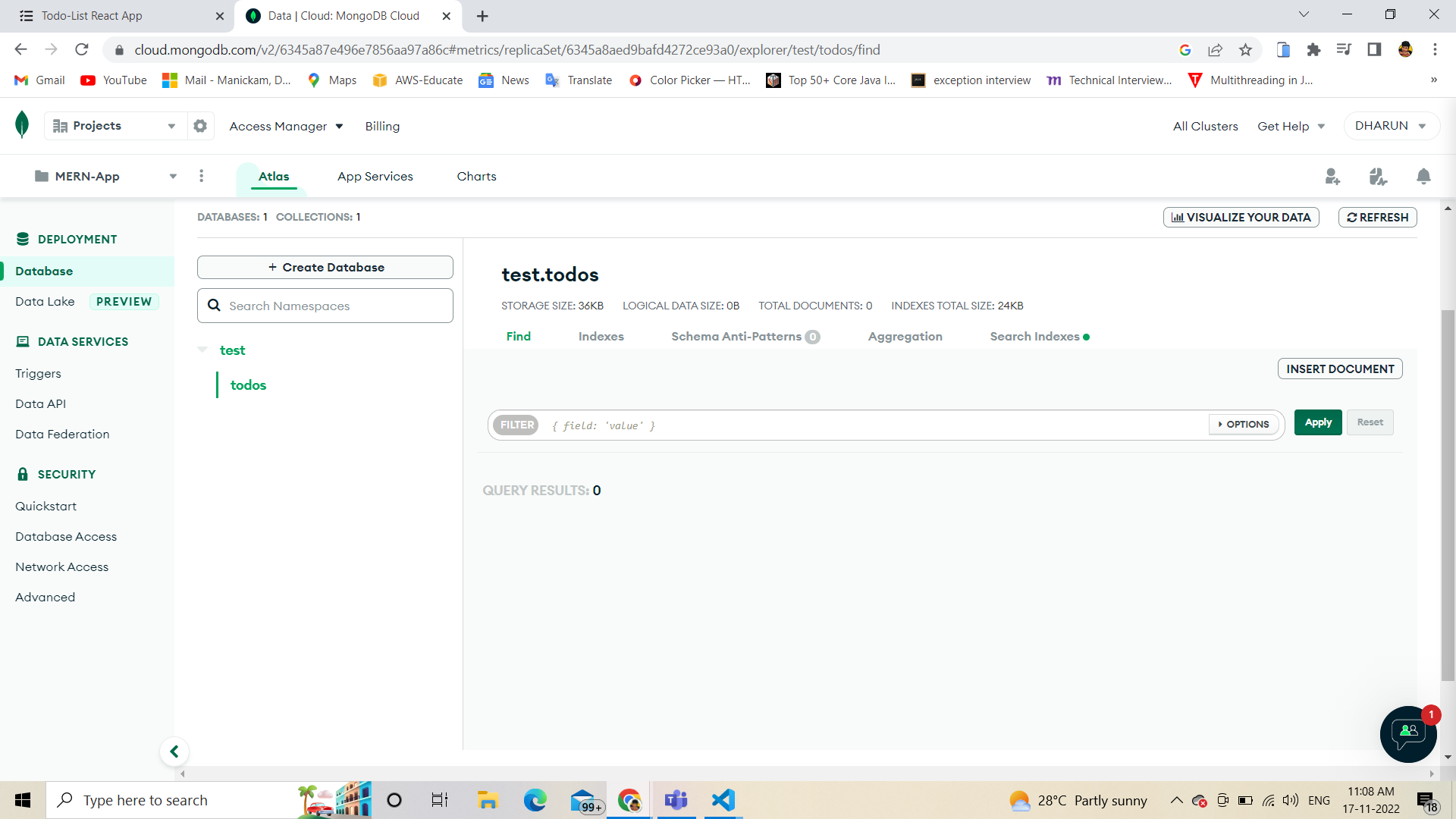 Github Dharunm22todo Project 
