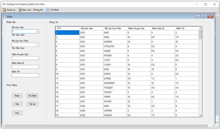 GitHub - manhnv01/StudentScoreManagement