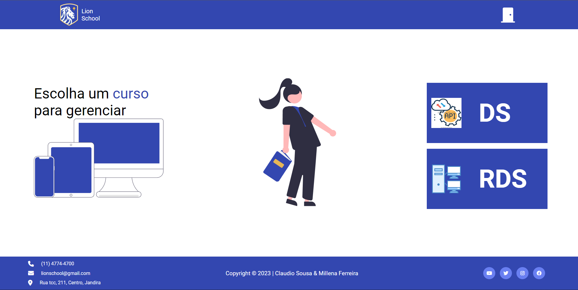 GitHub - MillenaFerreira/Lion-School-Integracao-FrontEnd