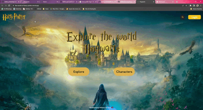 GitHub - MillenaFerreira/Hogwarts