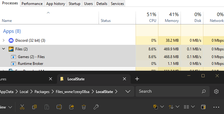 Gigantic CPU spikes when opening settings window · Issue #13601 · files-community/Files · GitHub