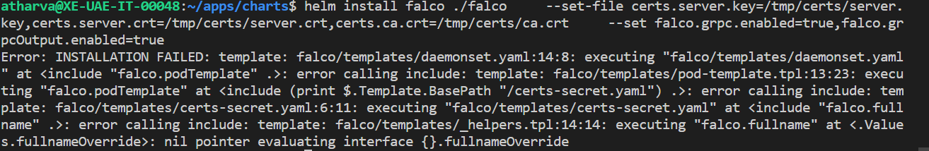 Falco Installation with certificates · Issue #387 · falcosecurity ...