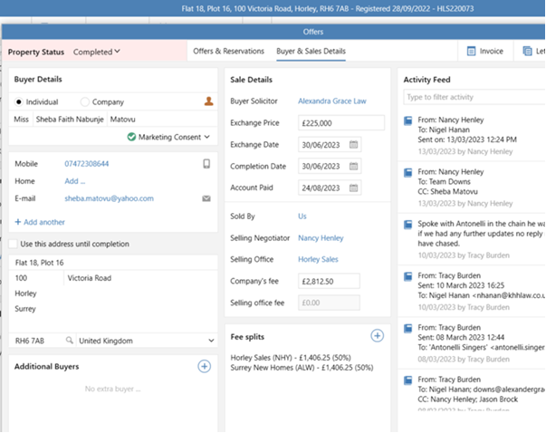 Fee Split status set up amendment request · Issue #9995 · reapit/foundations · GitHub