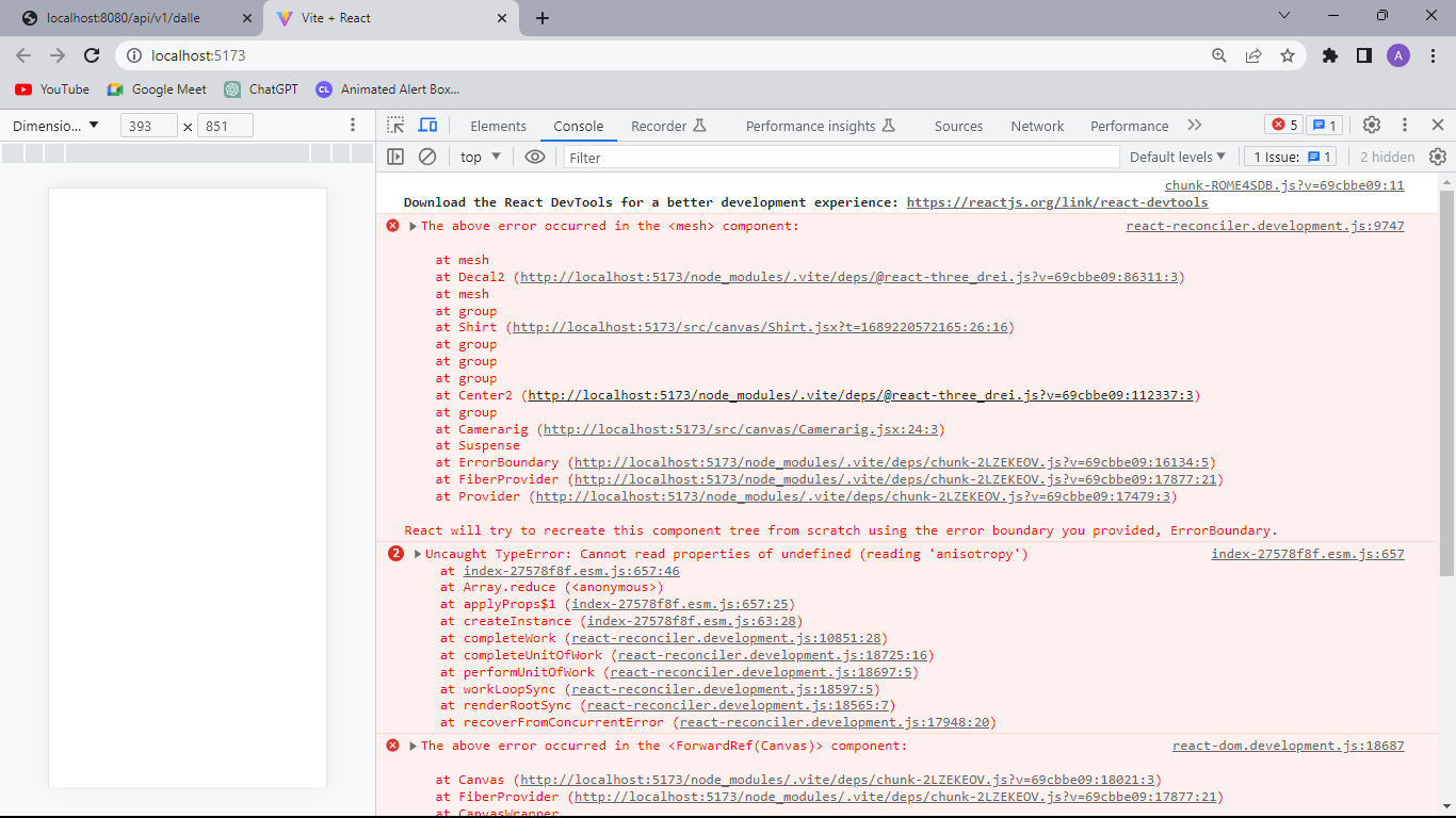 Model of the shirt is not loaded? · Issue #26 · adrianhajdin/project_threejs_ai · GitHub