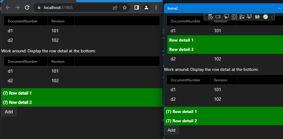 The content of the RowDetailsTemplate doesn't update the Height in a DataGrid when its content ...