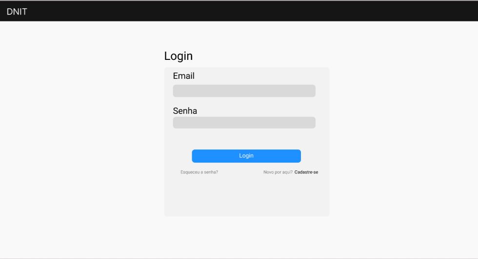 Criar protótipo de Média/baixa fidelidade da tela de login · Issue #3 · fga-eps-mds/2023-1-Dnit ...