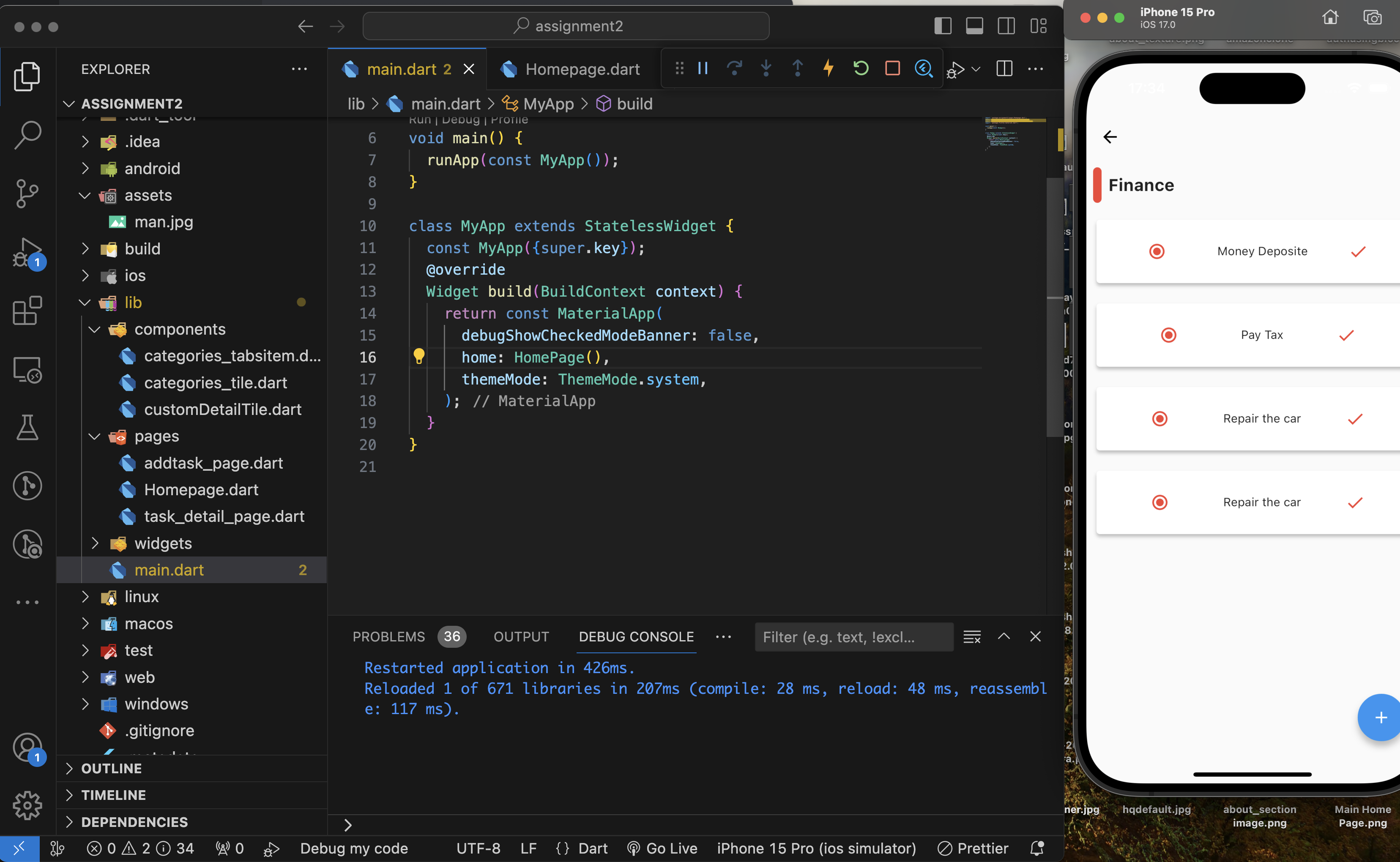 Assignment-2 · Issue #3 · Des-Vu-Technologies/Fly_with_flutter · GitHub