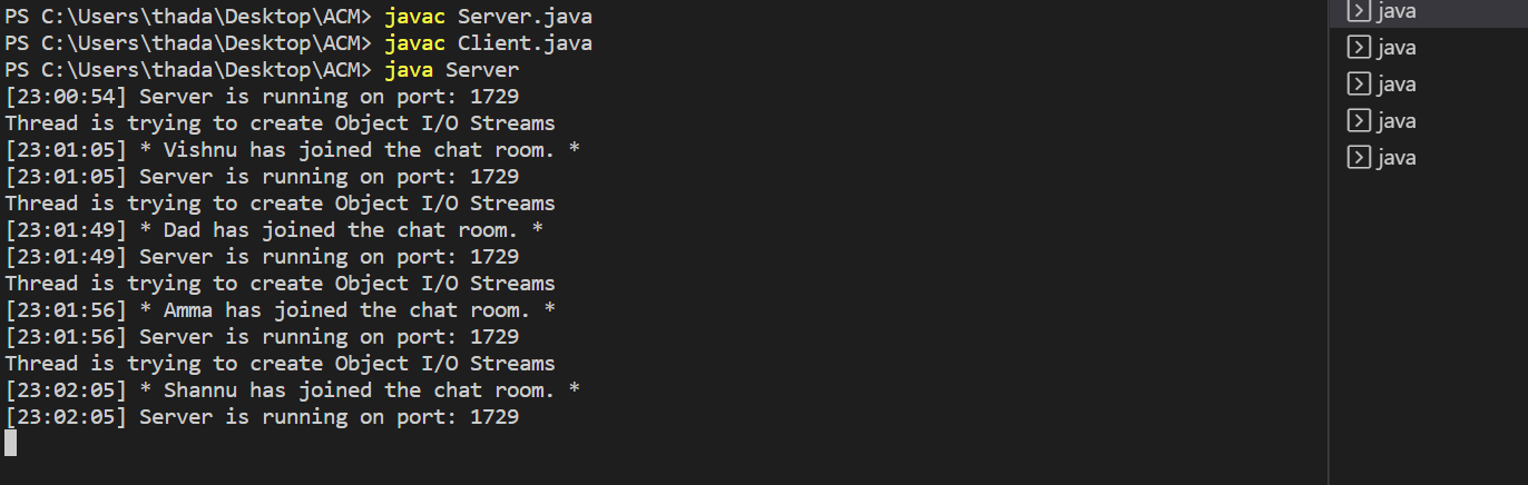 GitHub - T-Vishnu/LetsChat: LetsChat is a multithreaded client-server based chat application ...