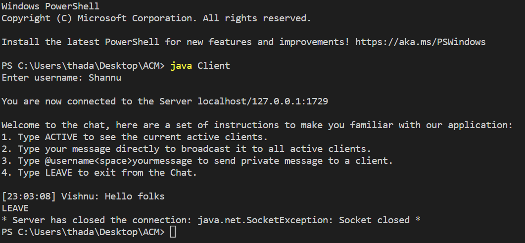 GitHub - T-Vishnu/LetsChat: LetsChat is a multithreaded client-server based chat application ...