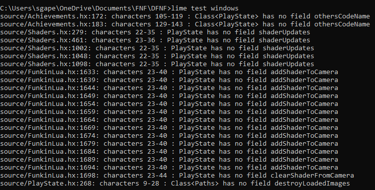 why wont it let me build it · Issue #3833 · ShadowMario/FNF-PsychEngine ...