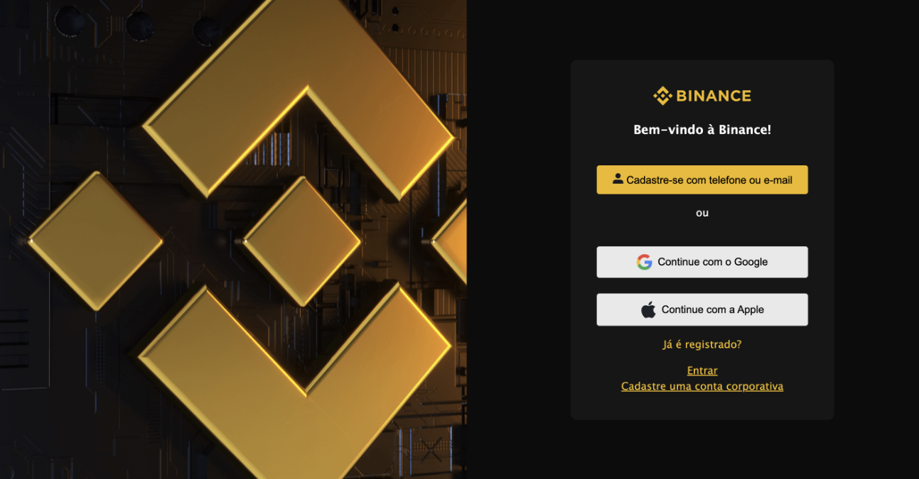GitHub - sidneirocha/Login-Page-Binance-DarkMode