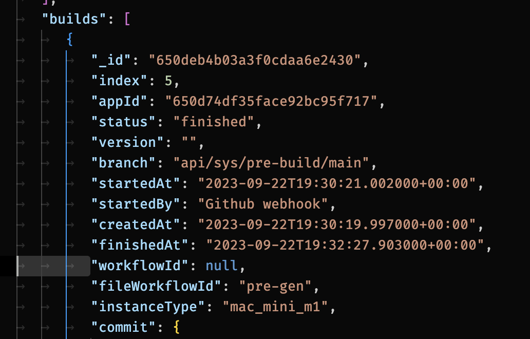 Workflow Id Returned With Get Applications Can Not Be Used To Trigger A Build · Issue 2071 9193
