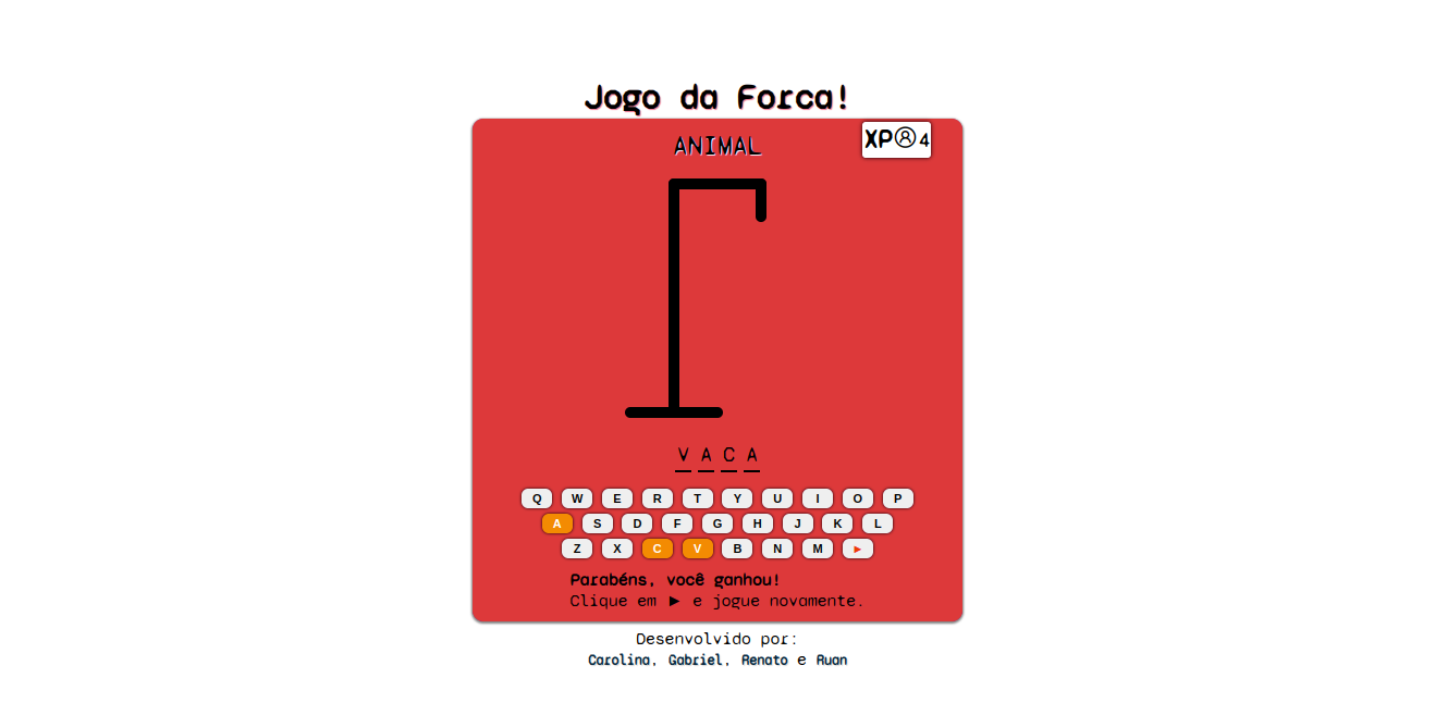 GitHub - rucp/forca-grupo: A simple hangman game built using html, css and javascript.