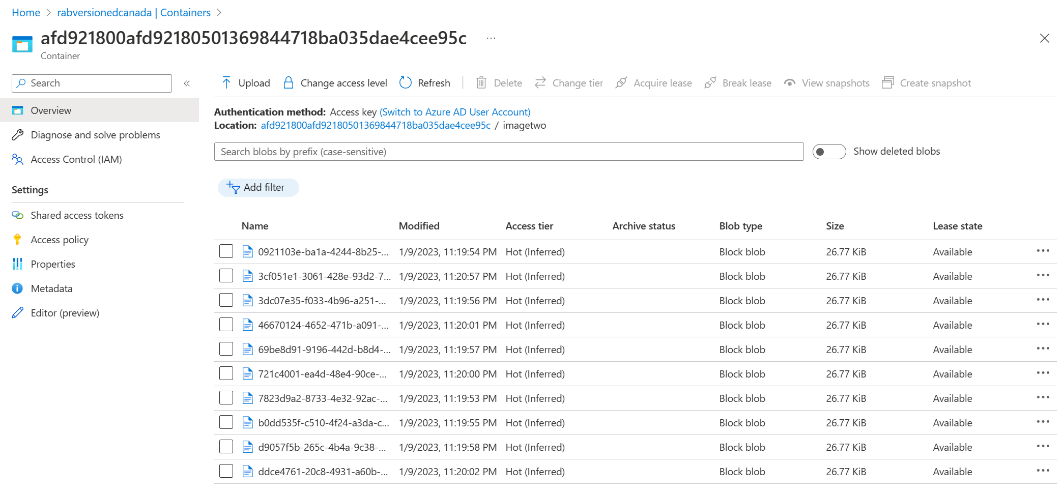 Bug Using The Azure Sdk For Java To Store Images In Blobs And Then Download Them Will Produce