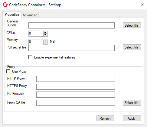 Create config window · Issue #5 · crc-org/tray-windows · GitHub